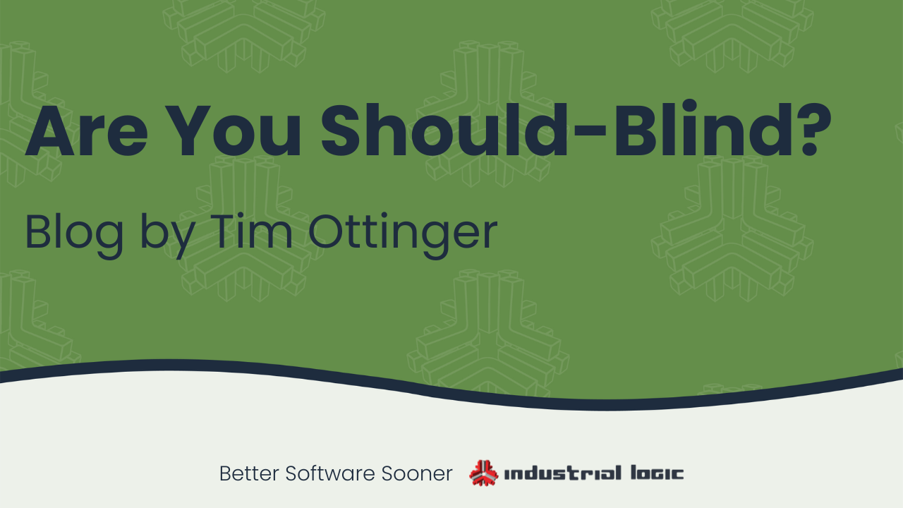 Are You Should-Blind?